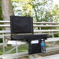 Home-Complete Bleacher Seat - Stadium Seat Cushion with Back Support ...
