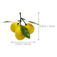 BESTYASH Plastic Lemon Simulation Decor Lightweight Faux Fruit for ...