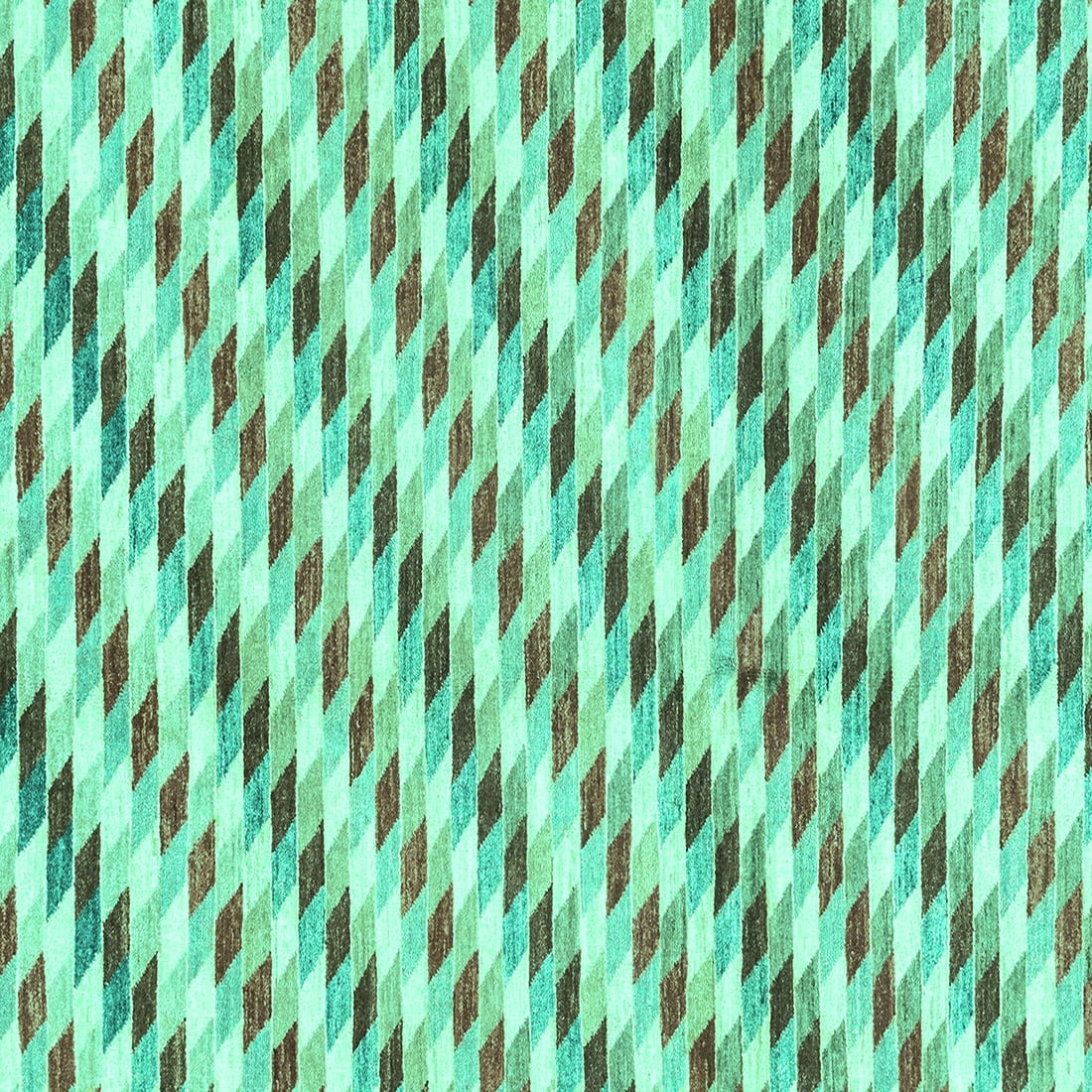 Ahgly Company Machine Washable Indoor Square Solid Turquoise Blue ...