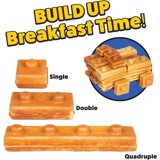 Waffle Wow! Mini Kid Bite-Building Brick Waffle Maker- Build Houses ...