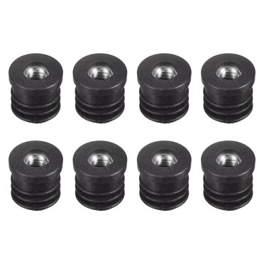 12Pack Inserts for Round Tubes with M8 Thread, for 19mm/0.75" OD Round ...