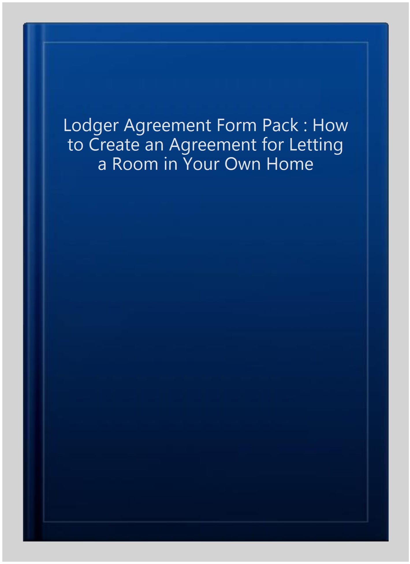 Pre-Owned Lodger Agreement Form Pack - Walmart.com