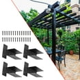 Moyitang Pergola Bracket Connection Retainer Sturdy Architecture ...