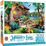 MasterPieces 300 Piece EZ Grip Jigsaw Puzzle - Cabin Crossing - 18"x24 ...