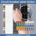 10Pcs Electrical Equipment Box Labels Weather Resistant PVC Switchboard ...
