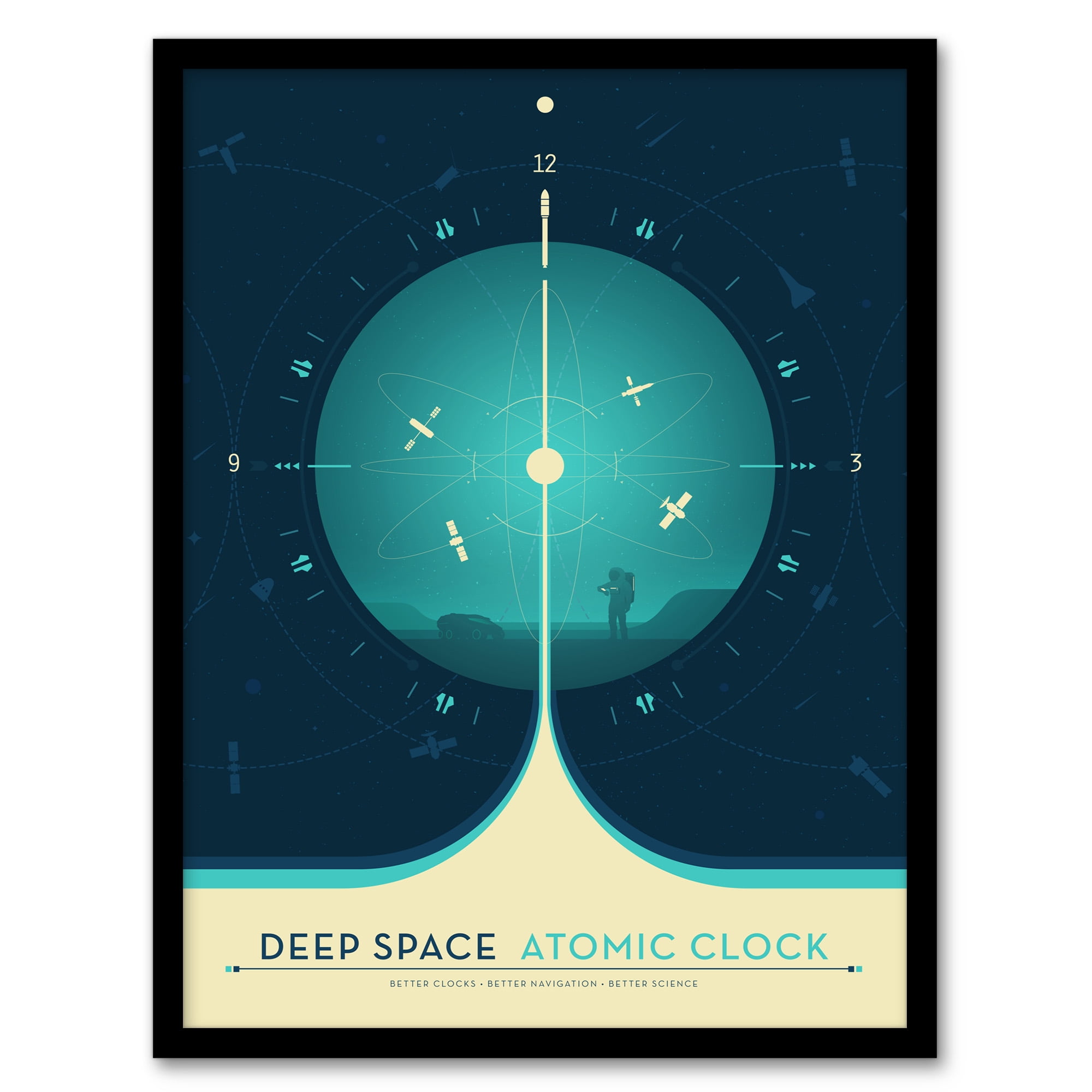 Deep Space Atomic Clock Blue Earth Orbit Spacecraft Radio Navigation ...