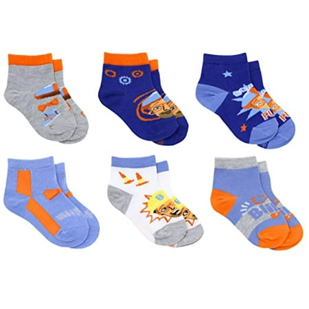 Blippi boys Much Fun Quarter Socks, Blue, 2-4T US | Walmart Canada