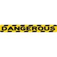 10in x 1.25in Dangerous Magnet Vinyl Magnetic Safety Caution Warning ...