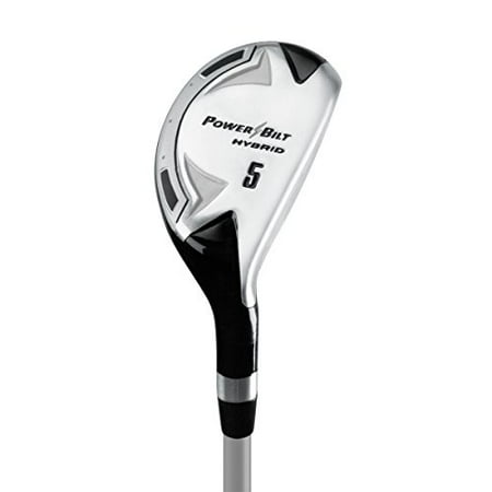 PowerBilt Boy's Ages 9-12 5-Hybrid Golf Stick, Right Hand, Silver ...