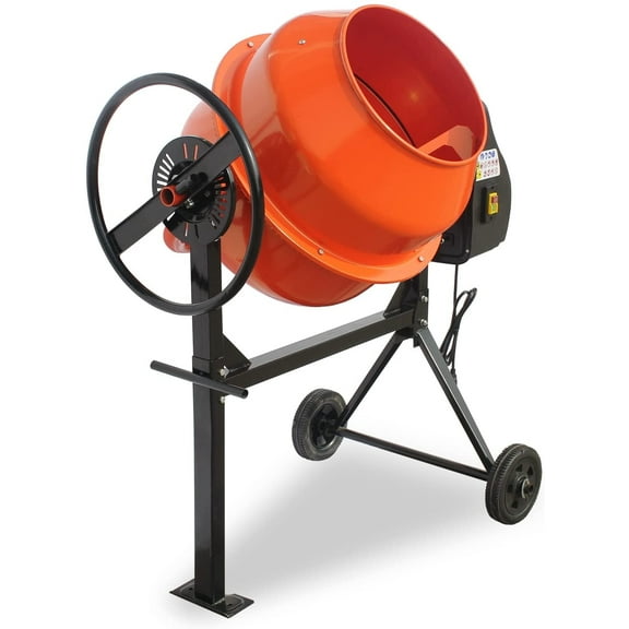 GIVIMO Concrete Mixer 5 Cu Ft Portable Cement Mixing Machine for Stucco ...