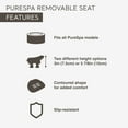 Intex PureSpa Relaxation Hot Tub Spa Accessories, Removable Seat (2 ...