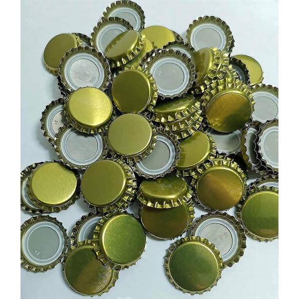 Crown Caps Metallic - Pack Of 100 - Beer Brewing (gold Crown Caps ...