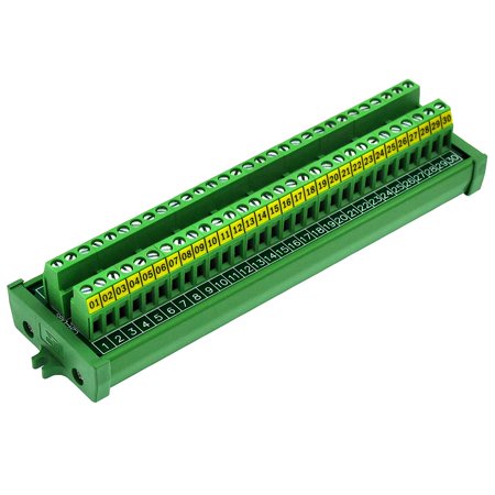Screw Mount 24A/400V 30 Position Screw Terminal Block Distribution ...