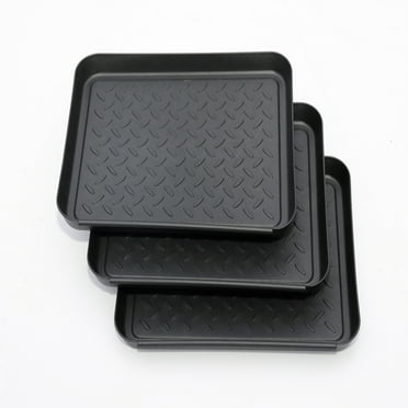 All Weather Boot Tray - Small Water Resistant Plastic Utility Shoe Mat ...