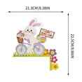 2026 Easter Bunny Carnival Corner Decoration - Weather-Resistant Indoor ...