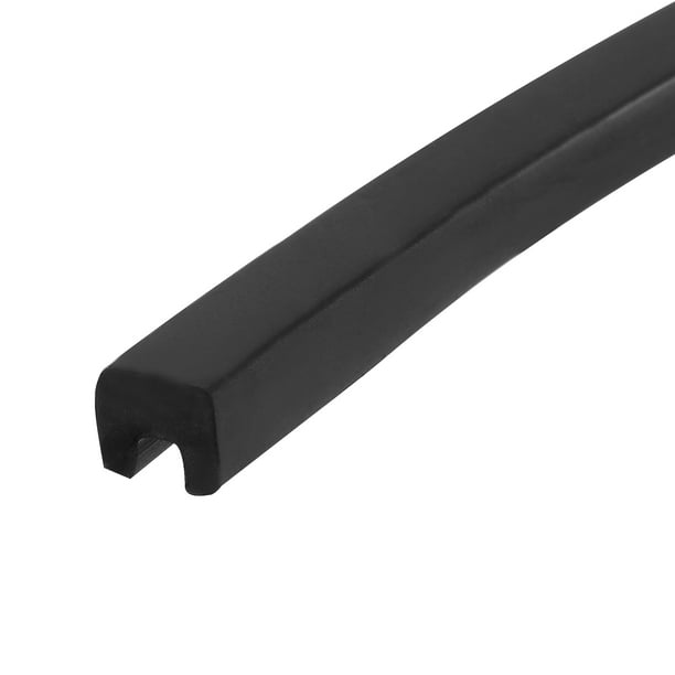 Edge Trim U Seal Black PVC Plastic U Channel Edge Protector Fits 5/64 ...