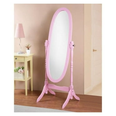 GTU Furniture Swivel Adjustable Full-Length Oval Wood Cheval Stand ...