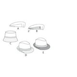 Vogue Men's Hats-All Sizes in One Envelope - Walmart.com