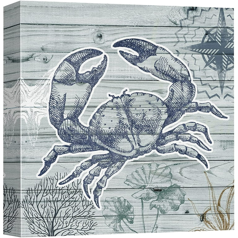 Nautical Crab Art