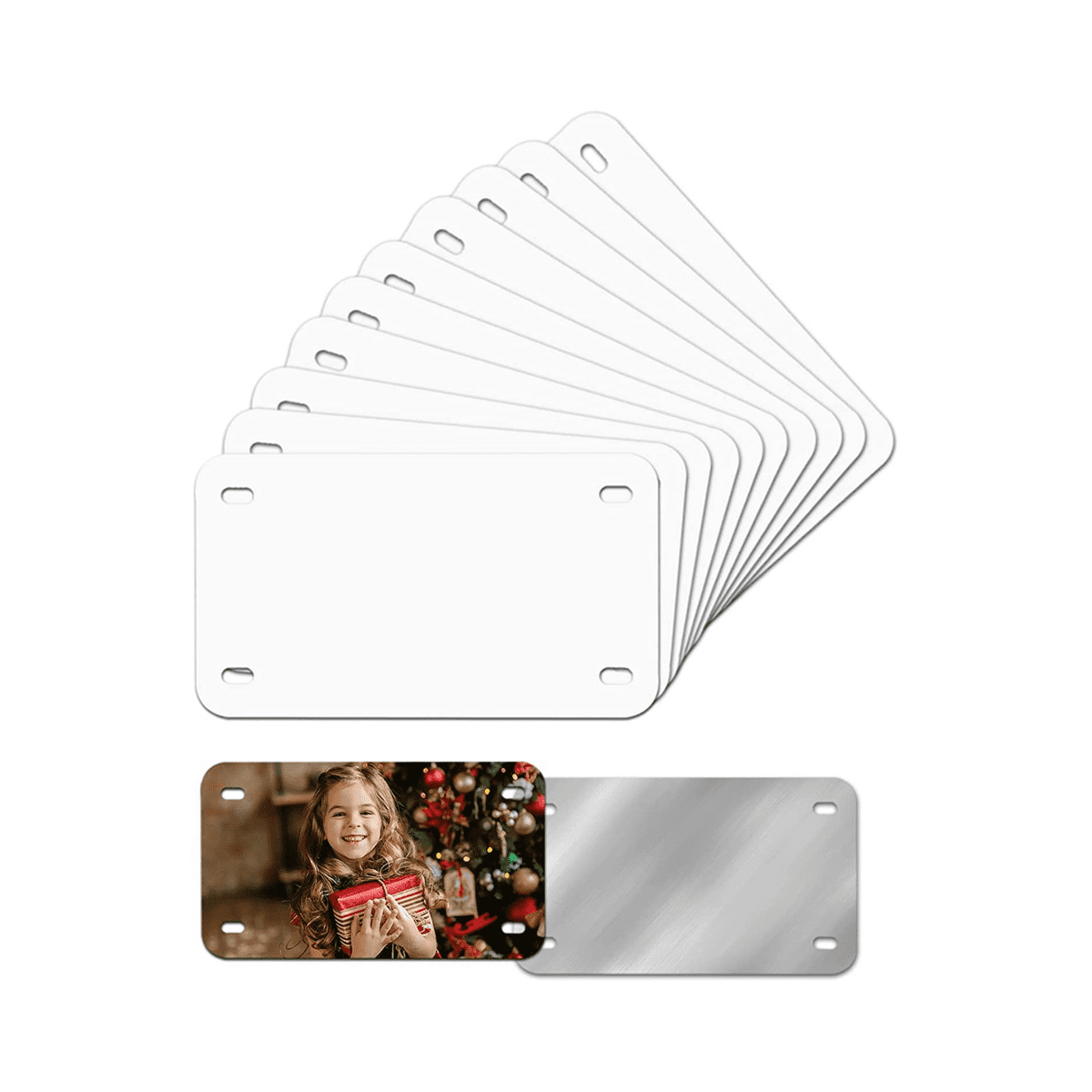 Plastic License Plate Blanks 050 10 Pack Create