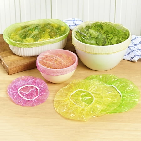 Reusable Elastic Food Storage Covers – Colorful Plastic Bowl Covers ...