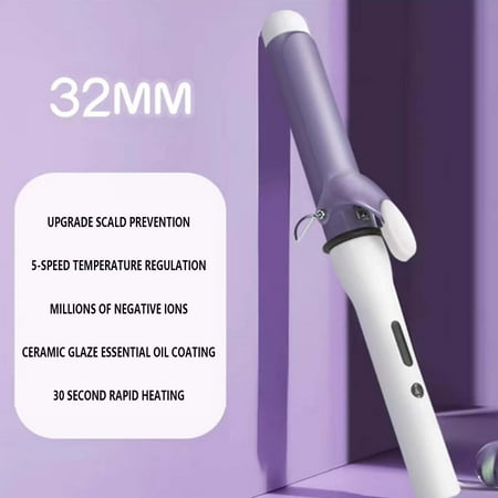 Jienlioq Hair Curling Rod with A Large Curl of 40Mm and Large Waves ...