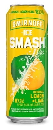 Smirnoff Ice Smash Lemon Lime, Single 23.5 fl oz Can – BrickSeek