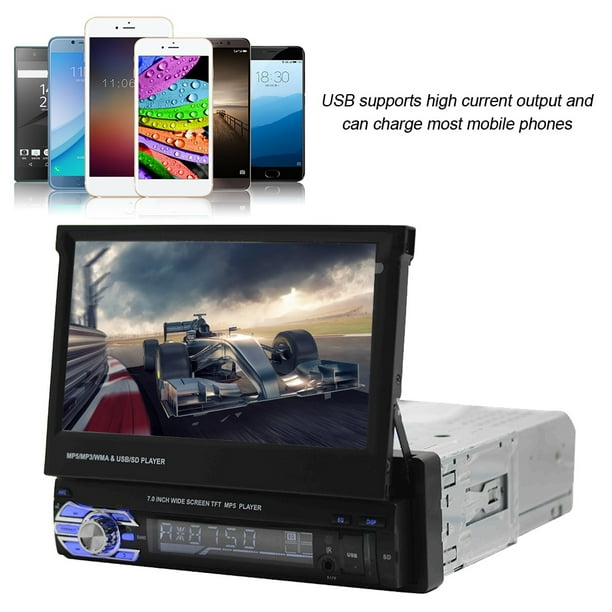 POCREATION With 24Bit DAC Car Stereo, Single Din Audio, For Car Tv ...