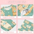 Bear Heart Cozy Soft Long Sleeves Top and Pants 2 Piece Cool Pjs ...