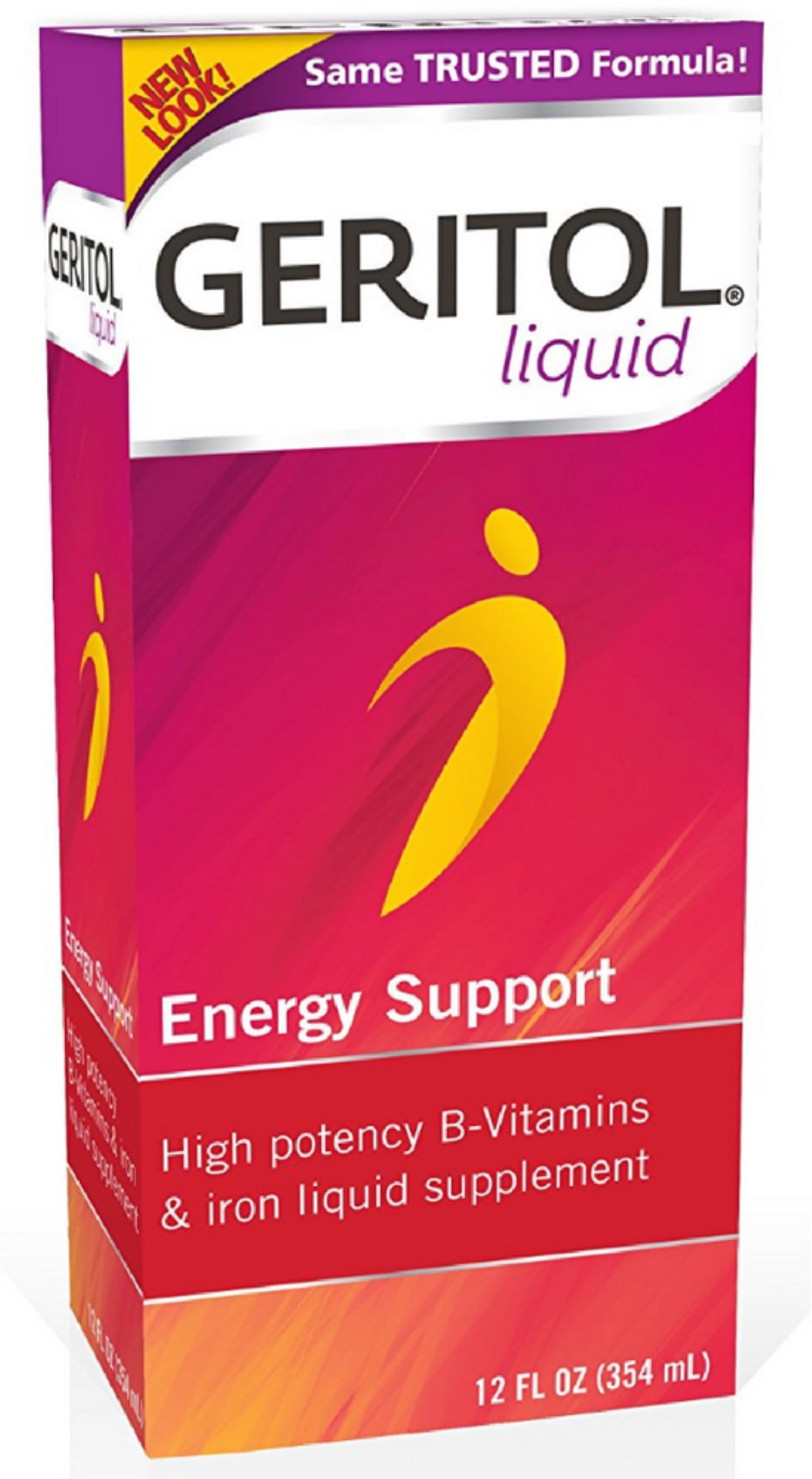 Geritol Liquid Energy Support B-Vitamins 12 oz (Pack of 3) - Walmart.com