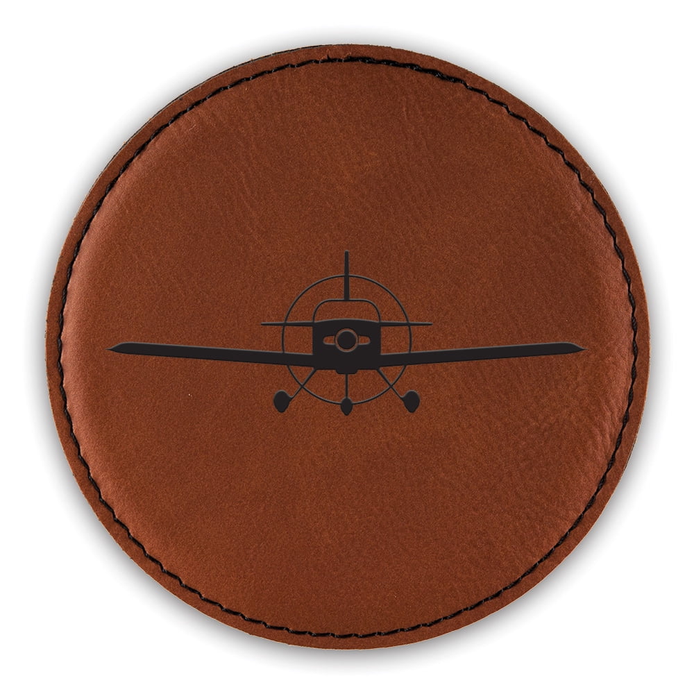 RV-7A Coaster Laser Engraved Leatherette - Round Coasters - Many Colors ...