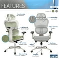 Techni Mobili High Back Mesh Executive Office Chair with Neck Support ...