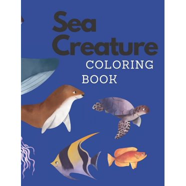 World Ocean animal coloring book: Ocean Sea Animal Life Under the Sea ...