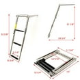 Garelick 19619-38 Stainless Steel Polished Swim Platform Telescoping ...