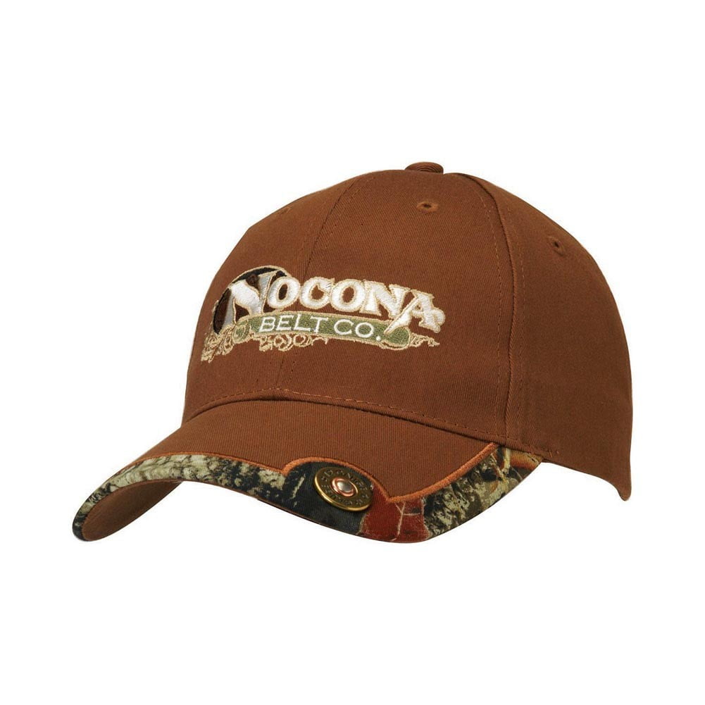 Nocona Men's Shotgun Shell Concho Brand Logo Cap Brown OS - Walmart.com