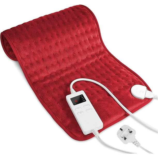 Coussin chauffant électrique avec 6 réglages de chaleur, prise ue 30 X ...