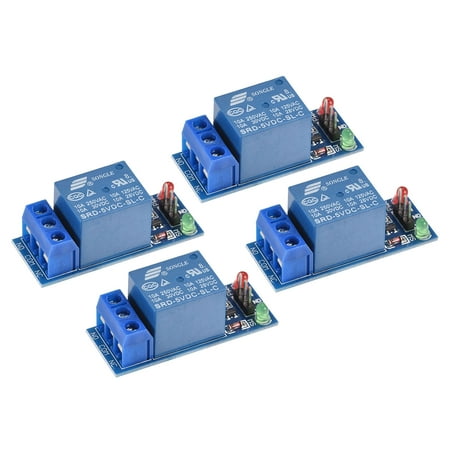 Uxcell Relay Module 1 Channel 5V Low Level Trigger Module Blue Relay ...