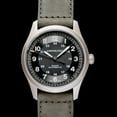 Hamilton Khaki Field Automatic Black Dial Titanium Men's Watch ...