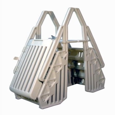 Confer Curve Inground Swimming Pool Steps with Blue Treads - Walmart.com