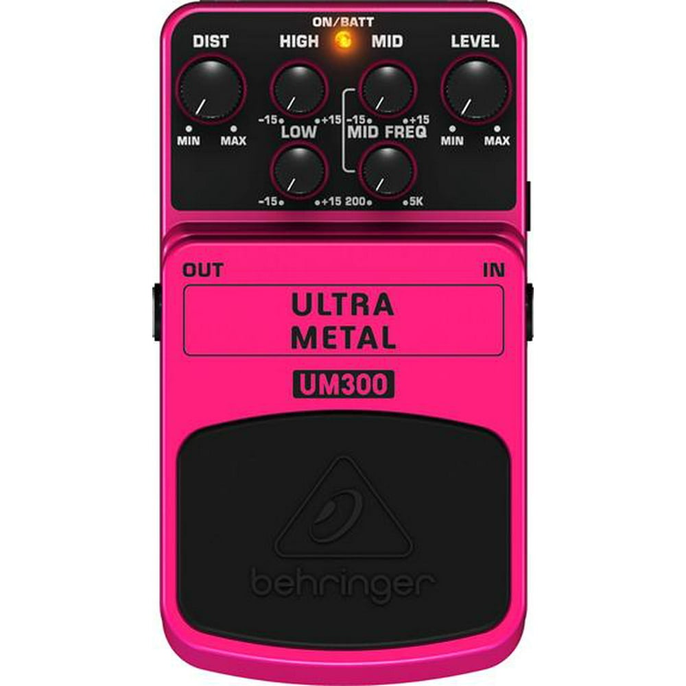Behringer Ultra Metal UM300 Heavy Metal Distortion Effects Pedal ...