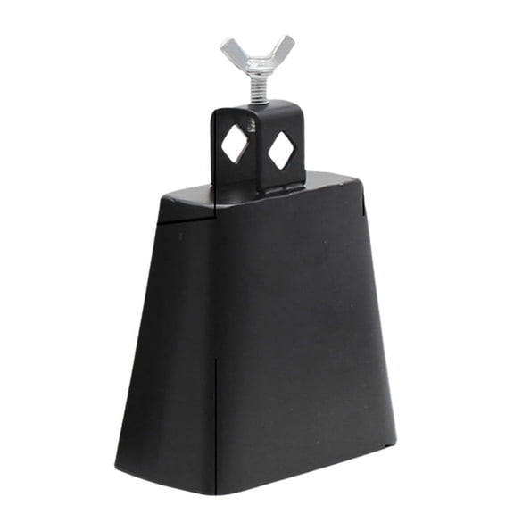 FRCOLOR Black Metal Cowbell for Drum Set Kit Accessory Durable and ...
