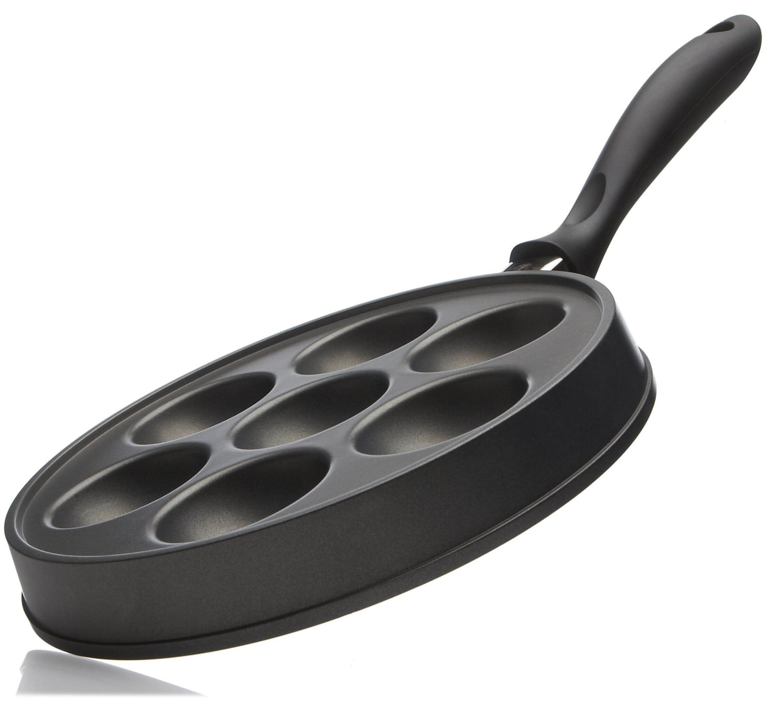 Norpro Cast Aluminum (Aebleskiver Pan) Filled Pancake Pan - Walmart.com ...