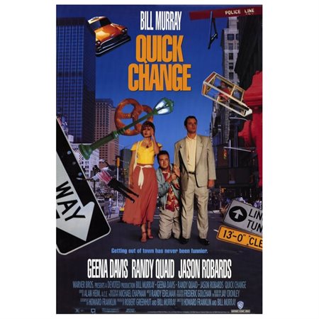 Quick Change - movie POSTER (Style B) (11" x 17") (1990) - Walmart.com
