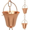 Marrgon Copper Rain Chain - Bell - 3' - Walmart.com