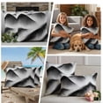 Abstract Hills Outdoor Waterproof Throw Pillow Covers Set of 2, 18"x18 ...