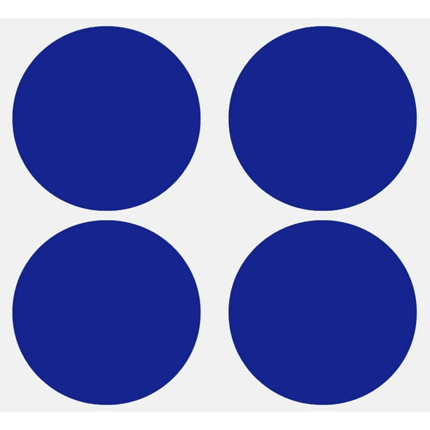 Royal Green Color Code Labels 75MM Blue Stickers Dots 3 Inch - 200 Pack ...