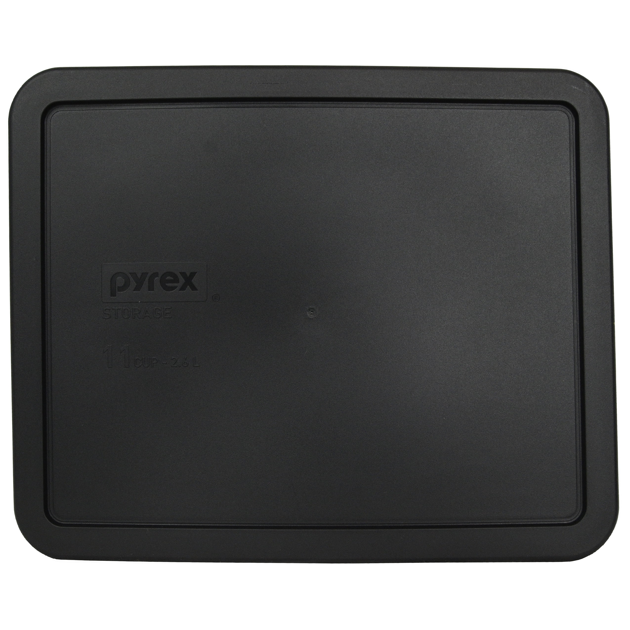 Pyrex 7212-PC 11 Cup Black Rectangle Plastic Food Storage Replacement ...