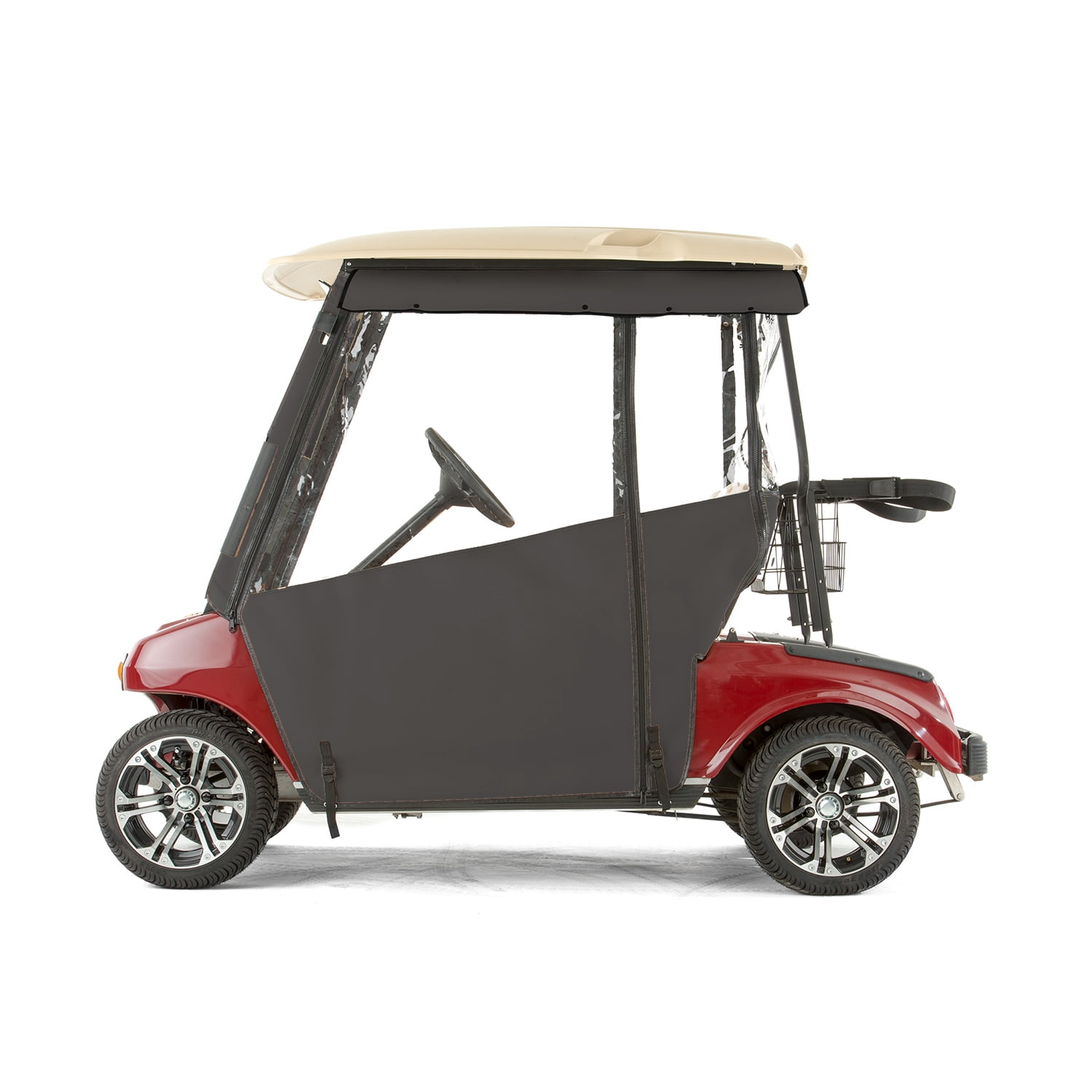 Club Car DS Golf Cart PRO-TOURING Sunbrella Track Enclosure - Black ...