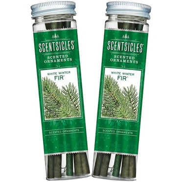Scentsicles O Christmas Tree Scented Ornaments with Hooks - 2 Bottles ...