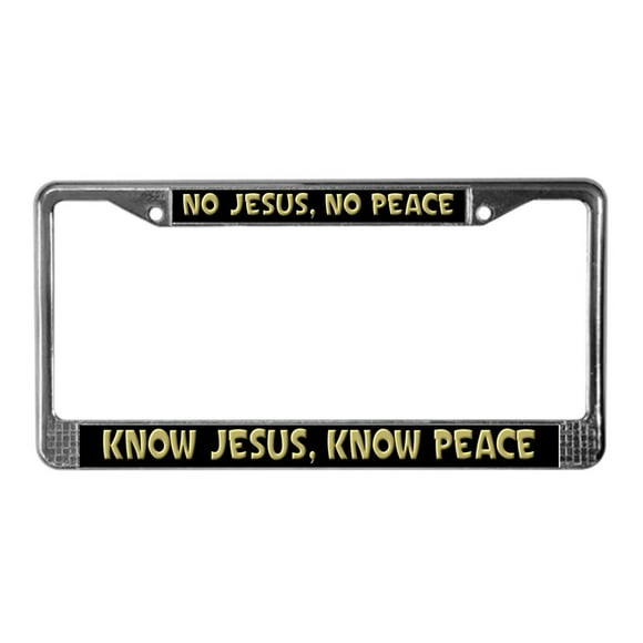 Jesus License Plate Frames